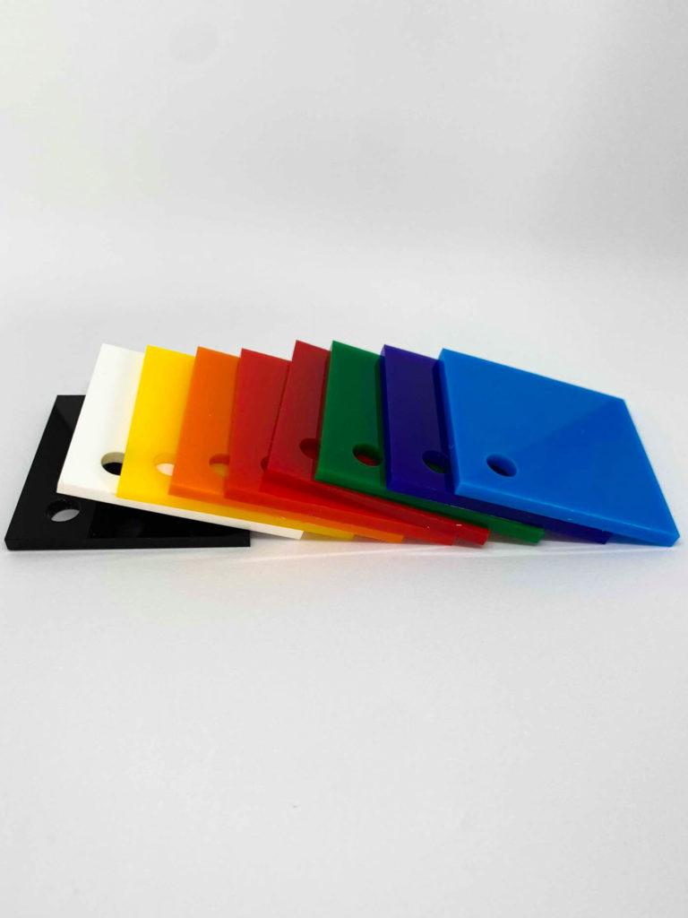 Acrylic Solid Colours Standard Sheets - Cambrian Plastics